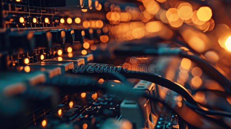 A Detailed View of a Bundle of Wires. Can Be Used To Illustrate ...