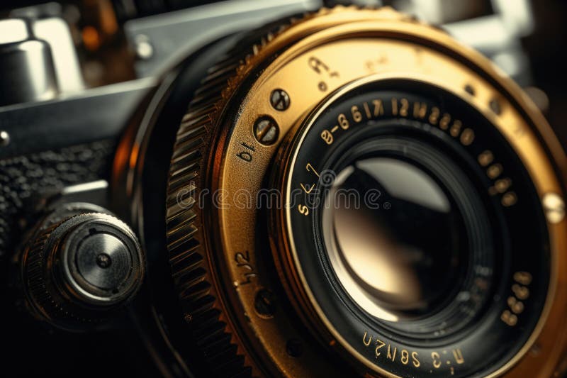 Detailed View of a Camera Lens, Ideal for Photography Concepts Stock ...