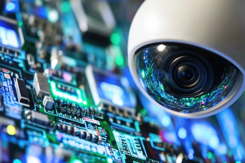 A Detailed View of a Camera S Internal Components, Highlighting the ...