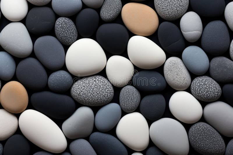 Close-Up of Assorted Rocks stock illustration. Illustration of rocks ...