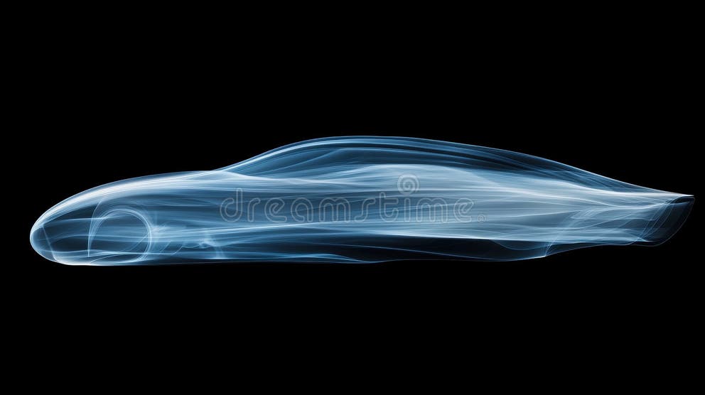 A Detailed View of a Car Emitting Smoke from Its Engine. Stock Image ...