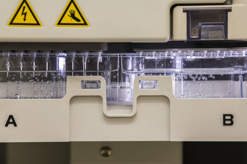 Detailed View of Cathode Buffer Container on a Sanger Genetic Analyser ...