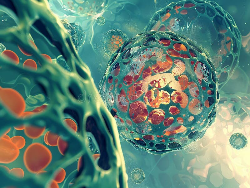 Close Up of a Cell in a Cell Phone Stock Illustration - Illustration of ...