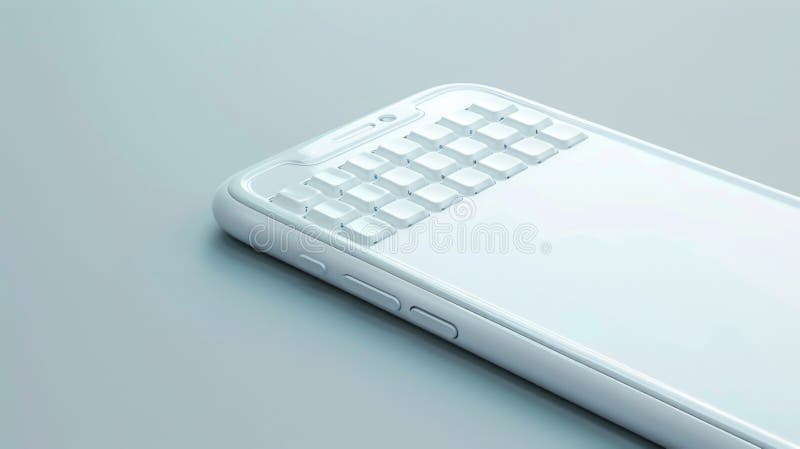 A Detailed View of a Cell Phone with a Keyboard, Ideal for Technology ...