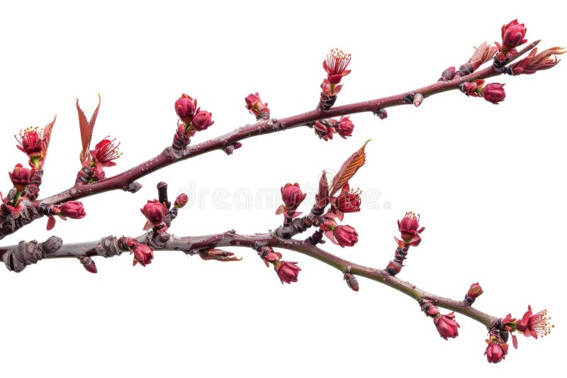 Detailed View of a Cherry Tree Branch, Suitable for Nature Concepts ...