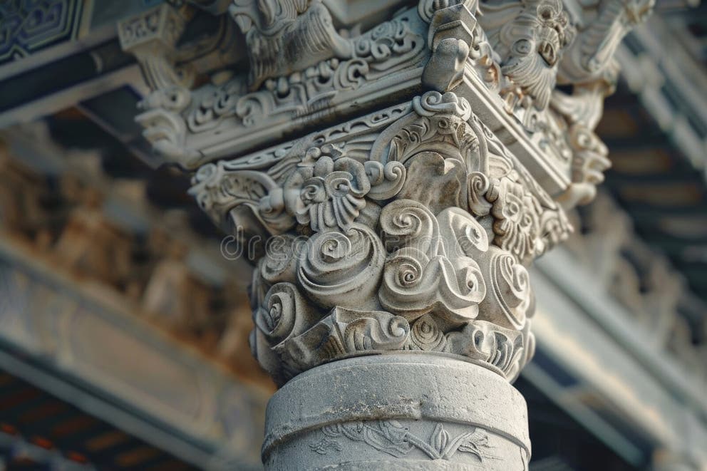 Detailed View of a Clock on a Pillar, Suitable for Time Management ...