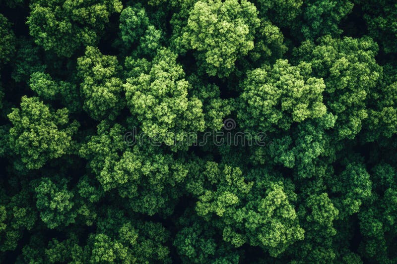 A Detailed View of a Cluster of Green Trees, Perfect for Nature or ...