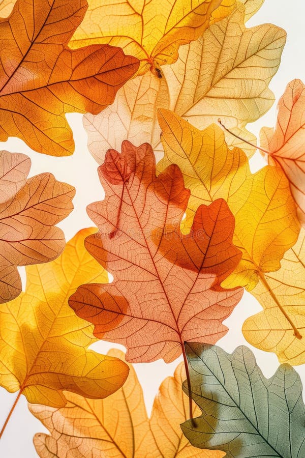 A Detailed View of a Cluster of Leaves Stock Image - Image of nature ...