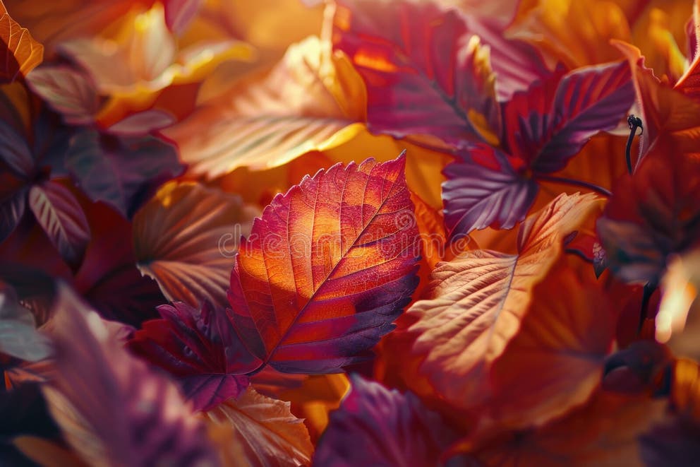 A Detailed View of a Cluster of Leaves, Perfect for Highlighting ...