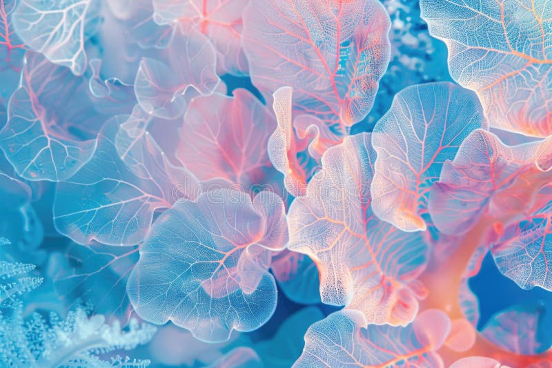 Detailed View Cluster Leaves Stem Natural Texture Color Stock Photos ...