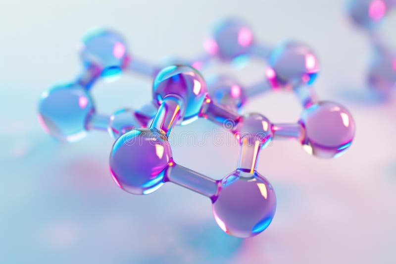 A Detailed View of a Cluster of Rounded Objects Stock Illustration ...