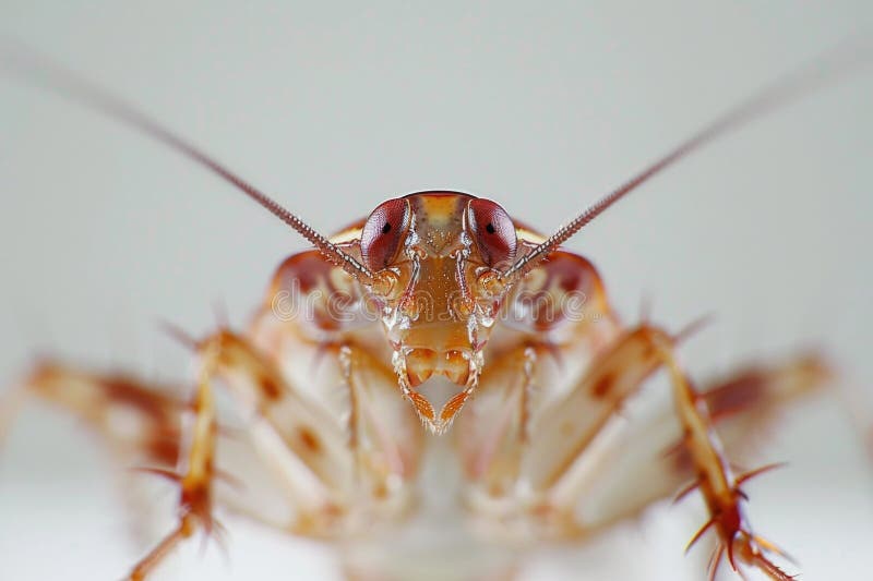 Detailed View of a Cockroach S Head. Suitable for Educational Purposes ...