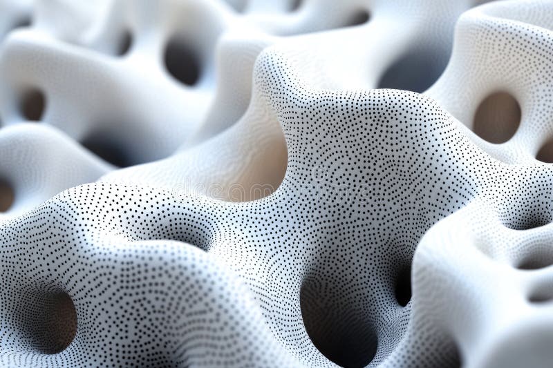 A Detailed View of a Collection of White Items Stock Photo - Image of ...