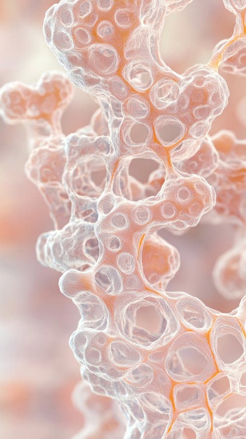 Detailed View of a Complex Microscopic Structure Showcasing Unique ...