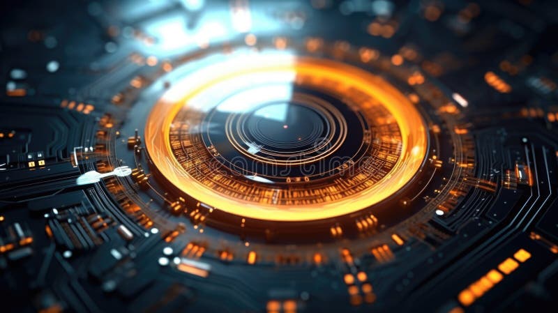 Detailed View of a Computer Circuit Board. Ideal for Technology ...