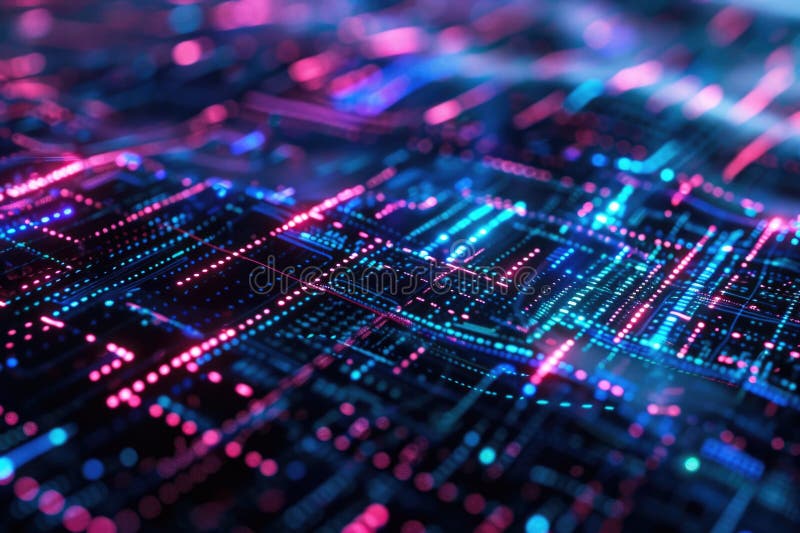 Detailed View of Computer Hardware Components Stock Image - Image of ...