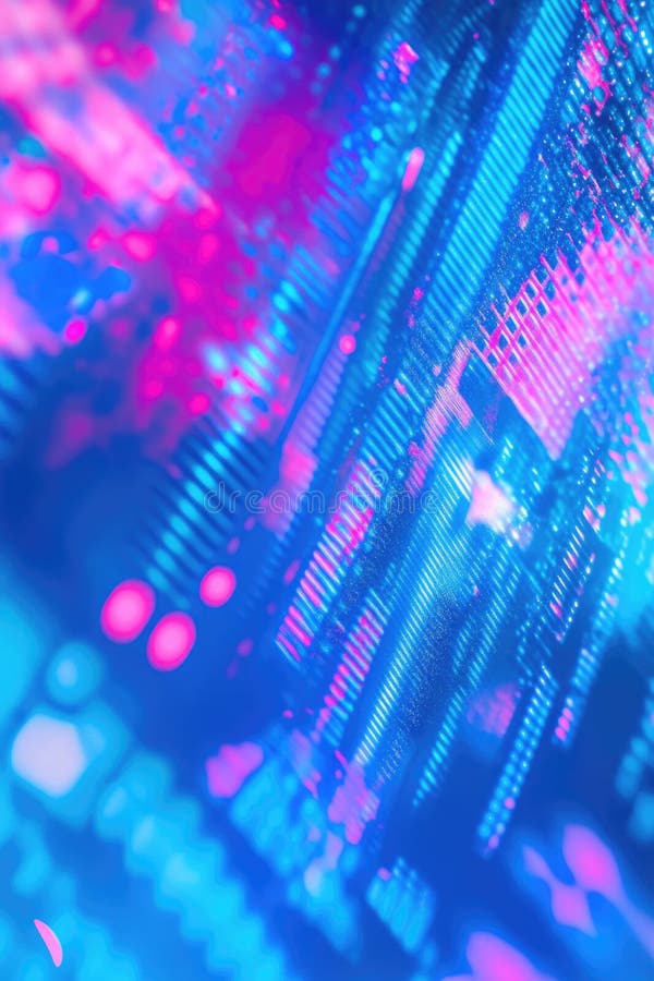 A Detailed View of a Computer Motherboard with Various Components and ...