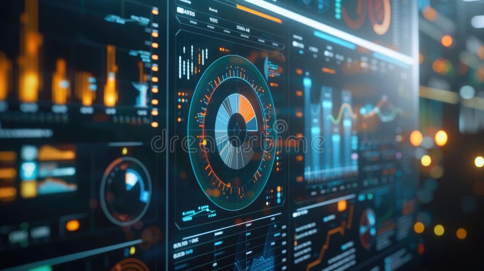 A Detailed View of a Computer Screen Displaying a Wealth of Information. Perfect for ...