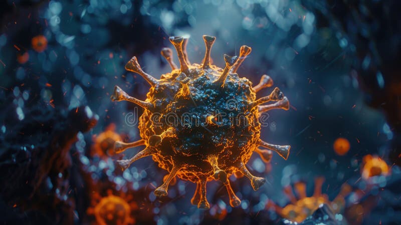 Detailed View of a Corona Cell in a Tree, Suitable for Scientific and ...