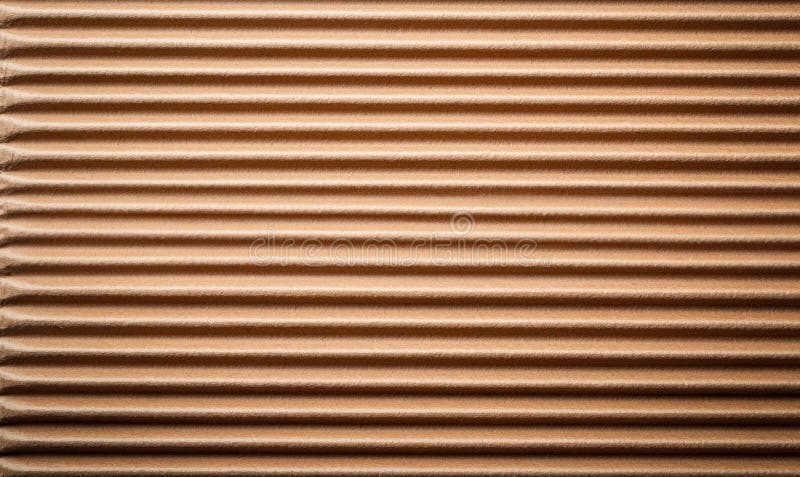 Detailed View of Corrugated Cardboard Showing Its Texture and Repeating ...