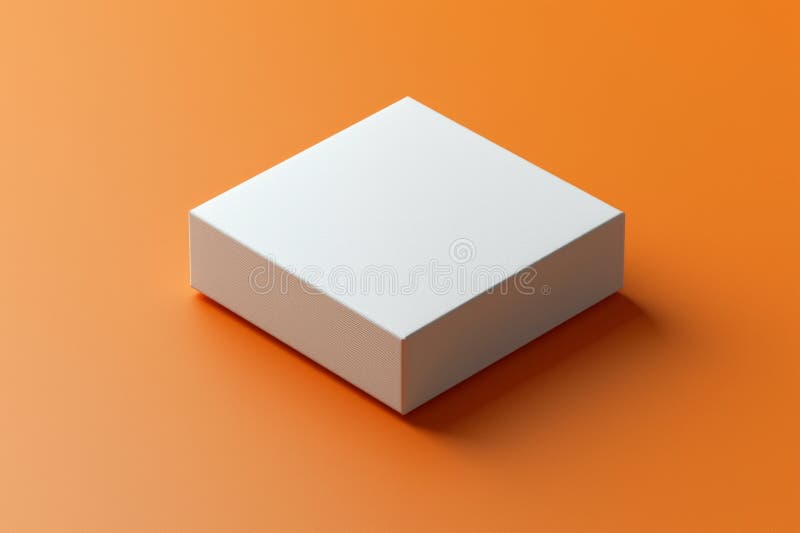 Detailed View of Customizable Packaging Box Presented in Isometric ...