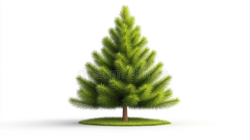 Detailed View of a Dense Pine Tree with Sharp Needles Stock ...