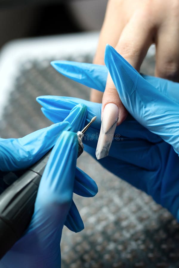 EDGE Nail Shaping stock image. Image of edge, aesthetic - 305554757