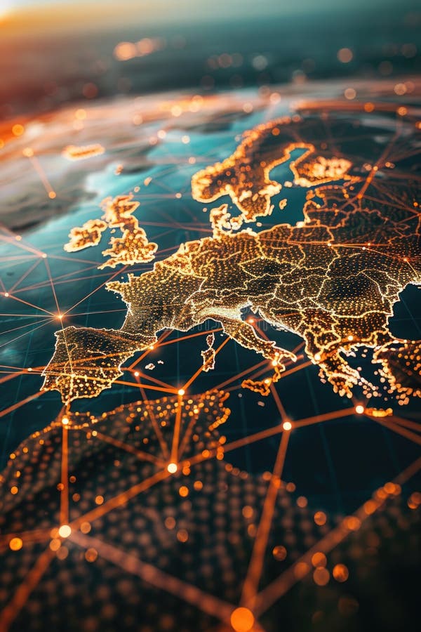 A Detailed View of the European Continent with Its Countries and ...