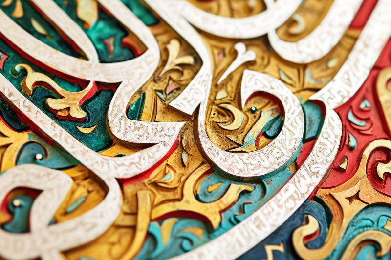 A Detailed View of Exquisite Calligraphy on a Sheet of Paper ...