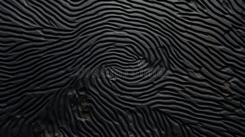 Detailed View of Fingerprint Texture Stock Illustration - Illustration ...