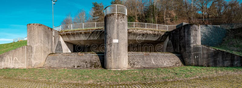 Detailed View of a Flooding System at a Reservoir Stock Photo - Image ...