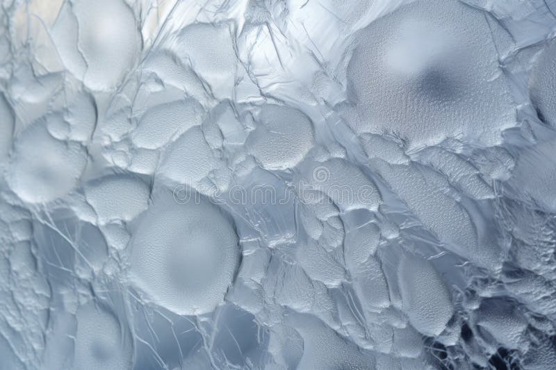 Detailed View of a Frosted Glass Surface, Showing Its Unique Texture ...