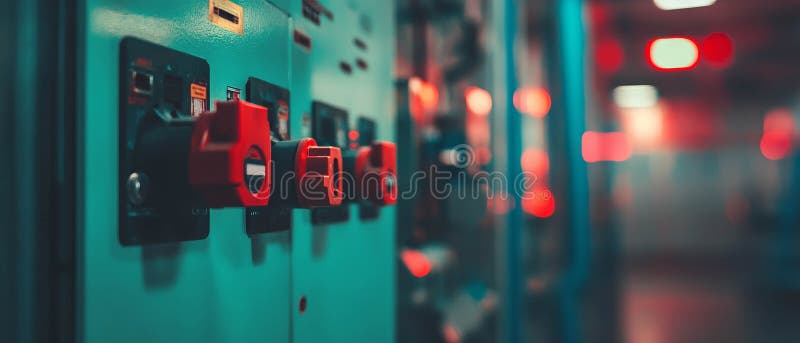 Detailed View of Fuses, Circuit Breakers, and Electrical Safety Devices ...