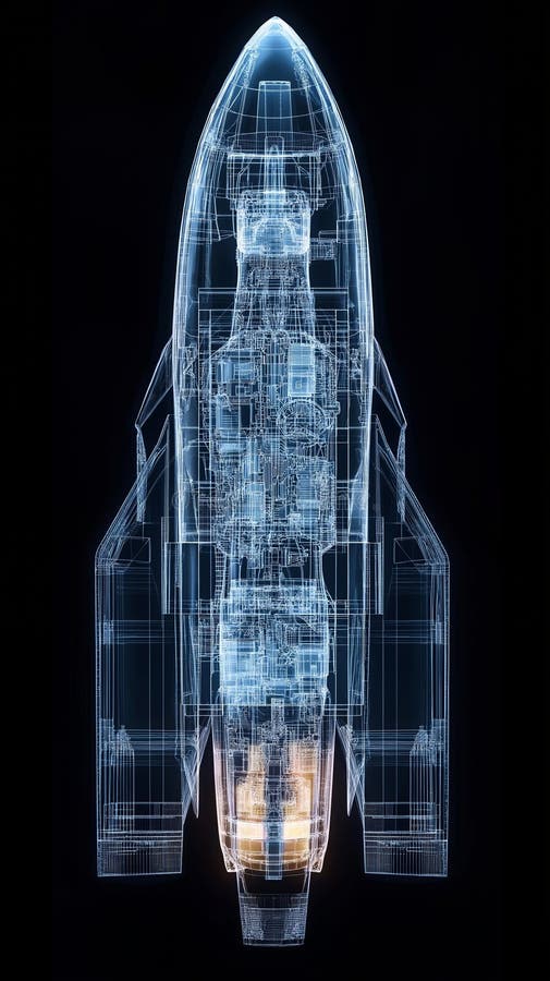 Detailed View of a Futuristic Spacecraft Design Showcasing Internal Structures and Advanced ...