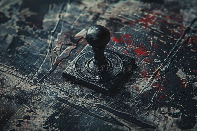 A Detailed View of a Gaming Controller Lying on a Flat Surface Stock ...