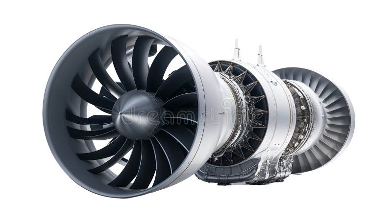 High-efficiency Aircraft Turbine Engine Showcasing Advanced Design and ...