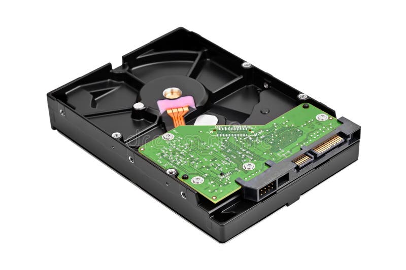 Hard disk drive HDD stock image. Image of microchip - 203056169