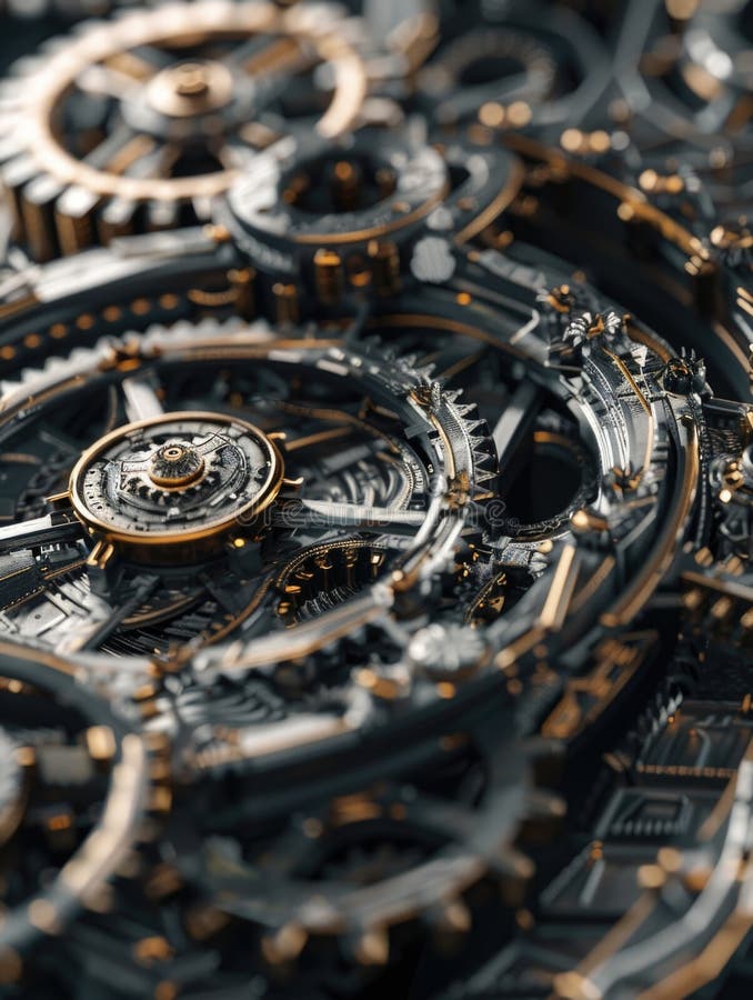 Detailed View Clockwork Gears Mechanisms Stock Photos - Free & Royalty-Free Stock Photos from ...