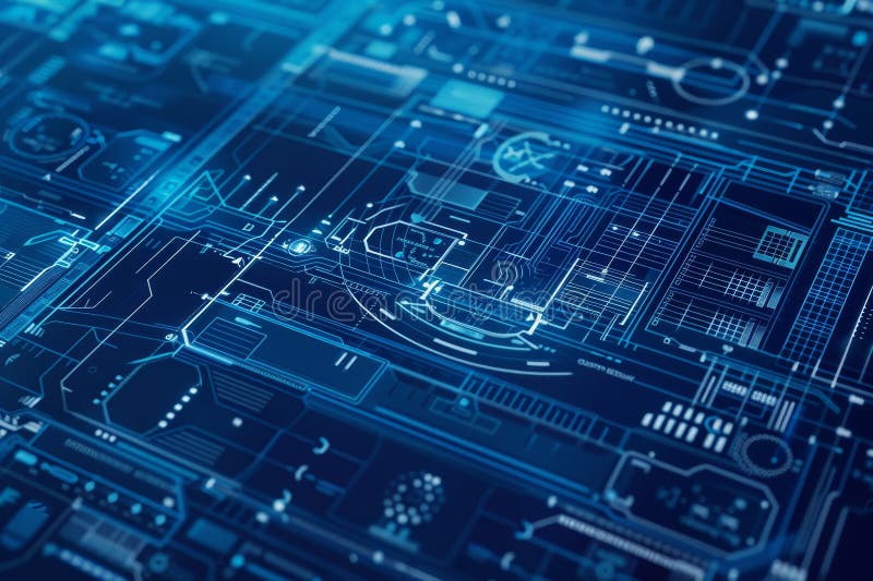 Detailed View of an Intricate Electronic Circuit Board Showing Various ...