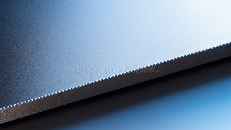 A Detailed View of a Laptop Computer with a Blue Background AI ...