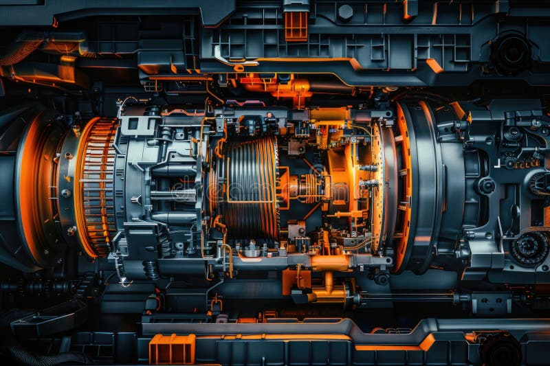 A Detailed View of a Large Train Engine S Exterior, Highlighting Its ...