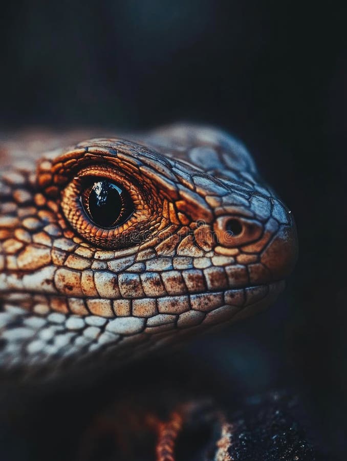 Lizard Face Close Up stock image. Image of reptile, wildlife - 375808009