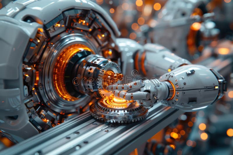 Close Up of Machine in Factory Stock Image - Image of equipment, floor ...