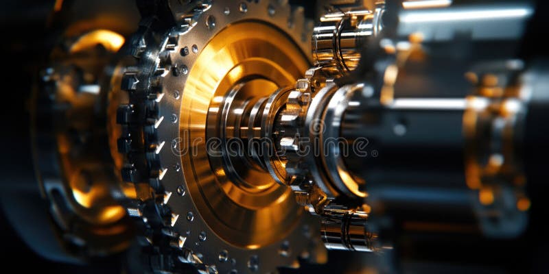 Machine Gear Close Up stock image. Image of internal - 378531737