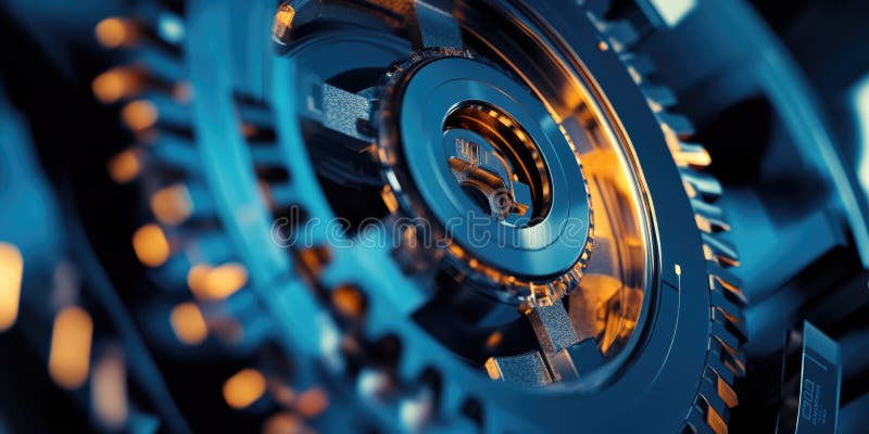 A Detailed View of Mechanical Clock Workings, Great for Tech or Science ...