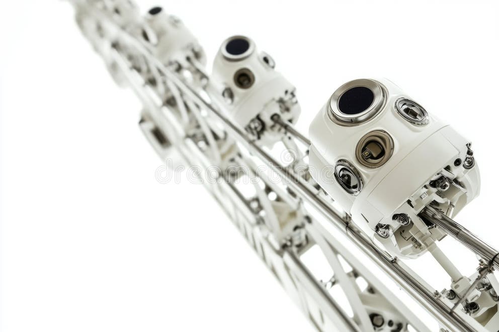 A Detailed View of a Metal Framework Stock Image - Image of framework ...