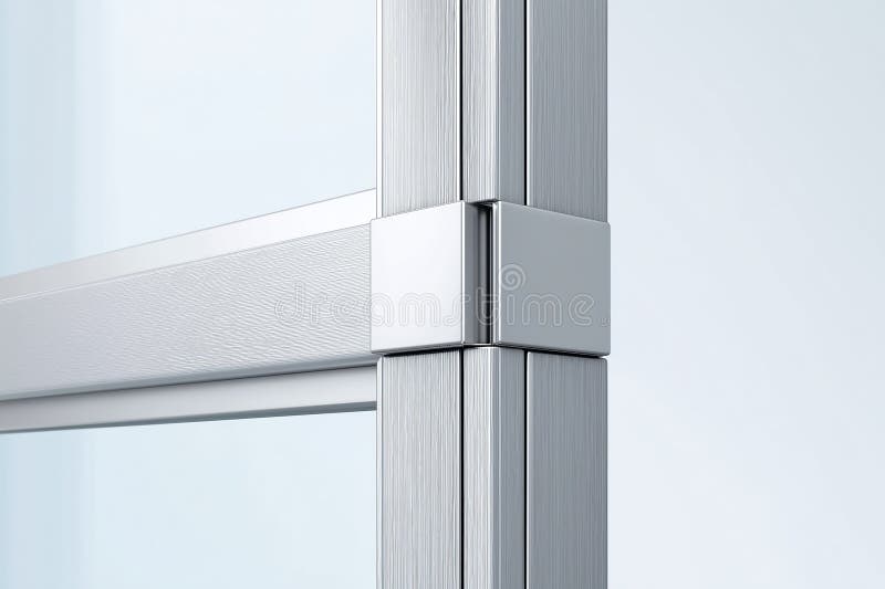 Metallic Joint in Frame Structure. Clean Industrial Design and Material ...