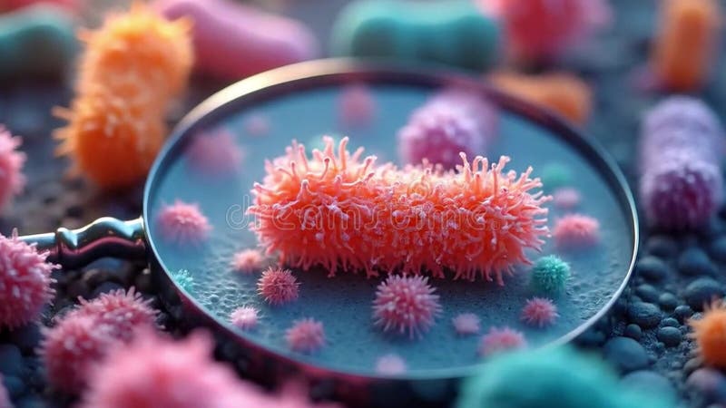 Microscopic World: Detailed Examination of Cells and Microorganisms ...