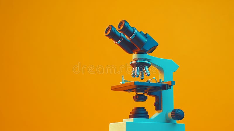 Detailed View of a Modern Microscope Showcasing Scientific Research ...