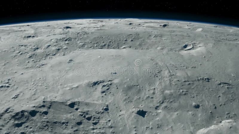 A Detailed View of the Moon S Surface from Space, Showing Craters and ...